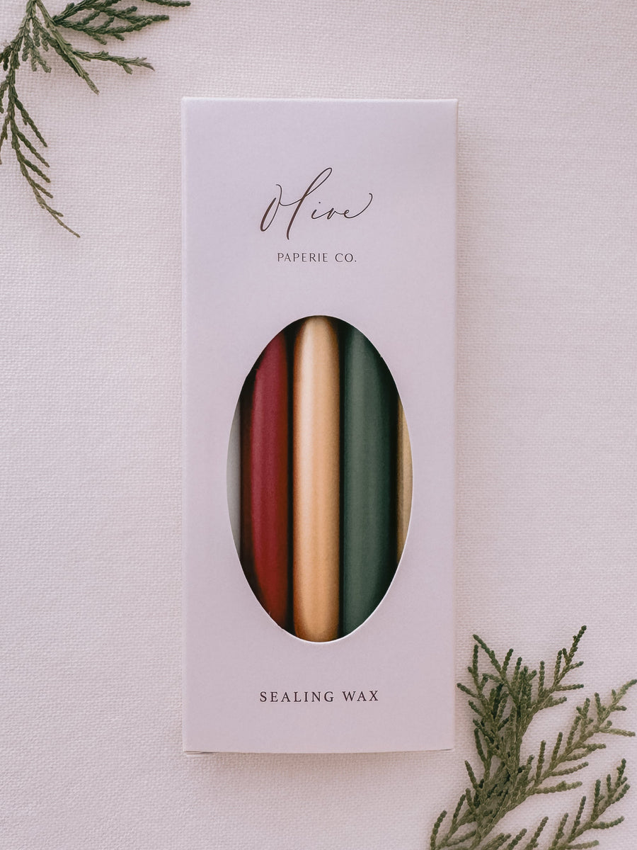 Festive Sealing Wax – Olive Paperie Co.