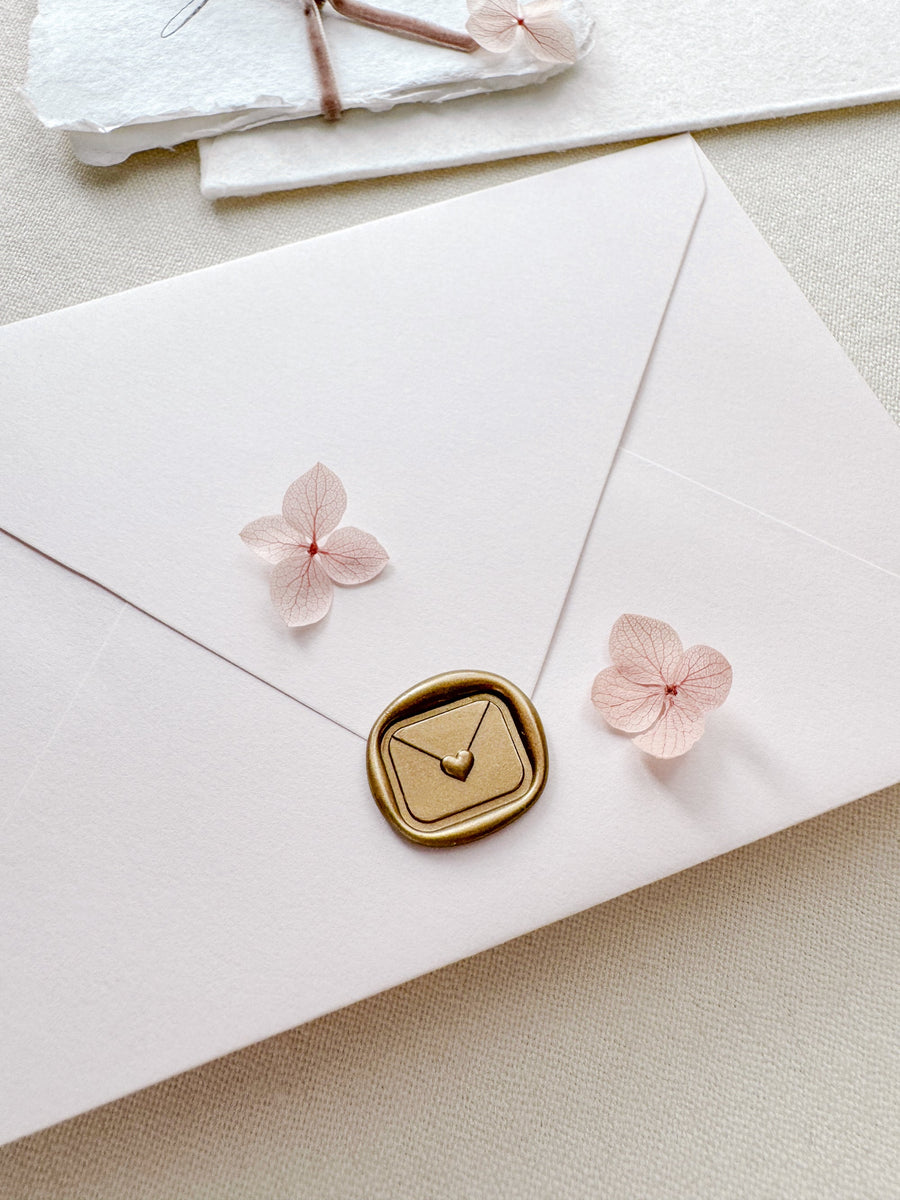 Mini Heart Sealed Envelope Wax Seal Stamp with 3D engraving – Olive ...